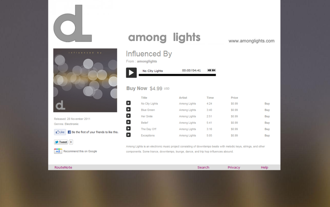 Routenote | Avis sur le Service de Distribution Musicale